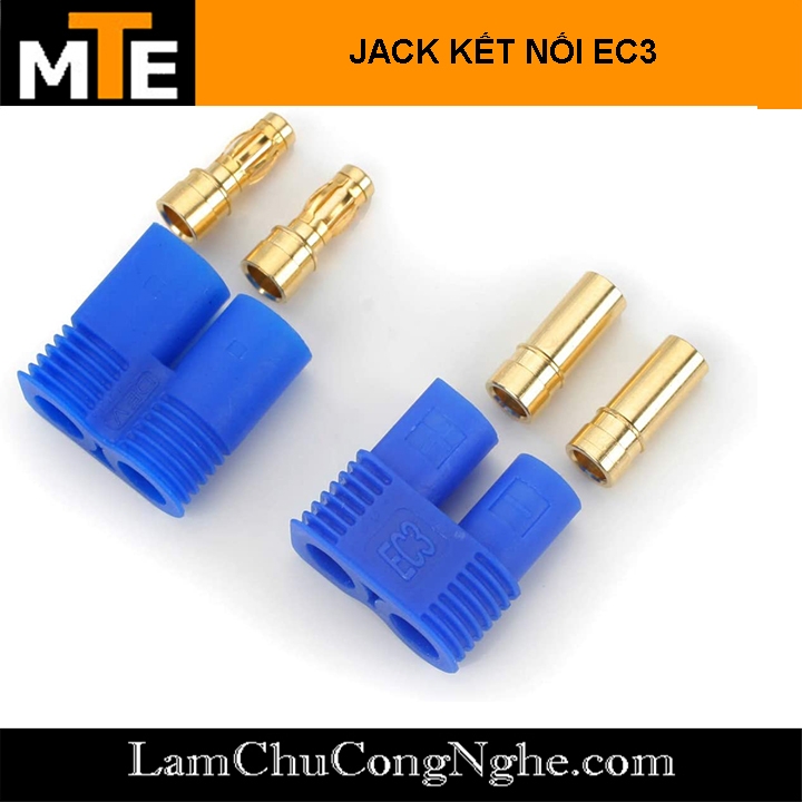 Cặp Jack Cắm Bắp Chuối EC3 3mm MTE