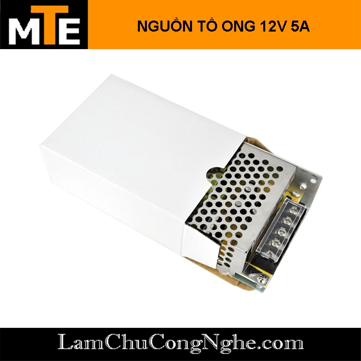 Nguồn tổ ong, nguồn led 12V 5A S-60-12 MTE
