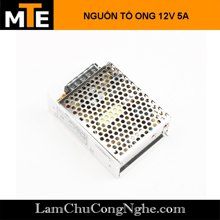 Nguồn tổ ong, nguồn led 12V 5A S-60-12 MTE