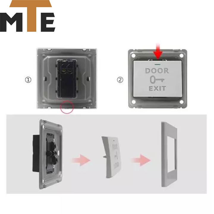 Nút nhấn mở cửa door exit MTE