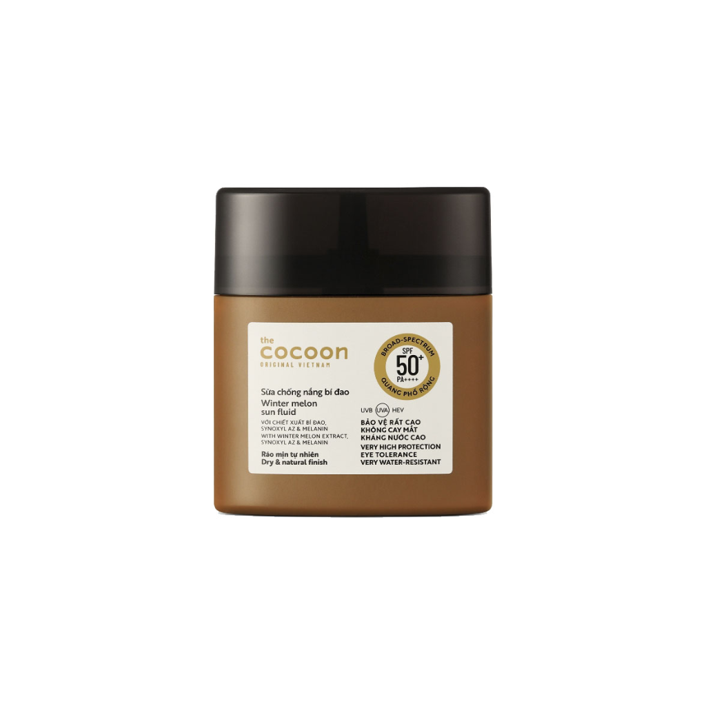 Cocoon Sữa Chống Nắng Chiết Xuất Bí Đao Quang Phổ Rộng 5ml