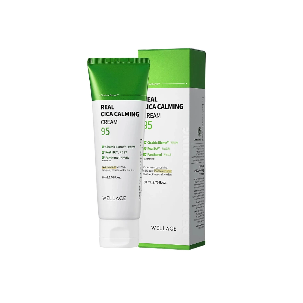 Wellage Kem Dưỡng Real Cica Calming 95 Cream 50ml