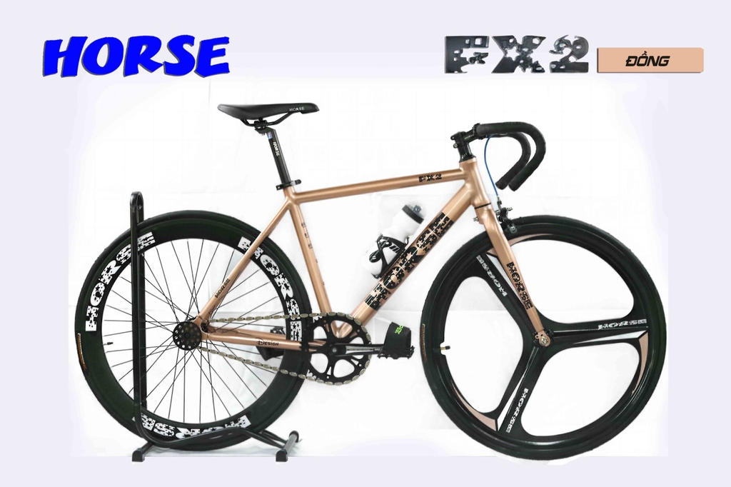 Xe đạp Fixed Gear Life Horse FX2 vành 3 đao | Bike2School - Hệ thống bán lẻ xe đạp