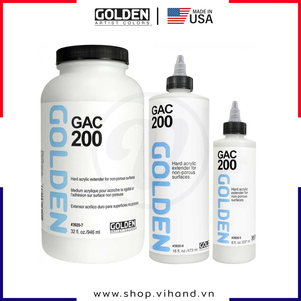 Dung môi GOLDEN GAC 200 vẽ bề mặt nhựa và các bề mặt cứng