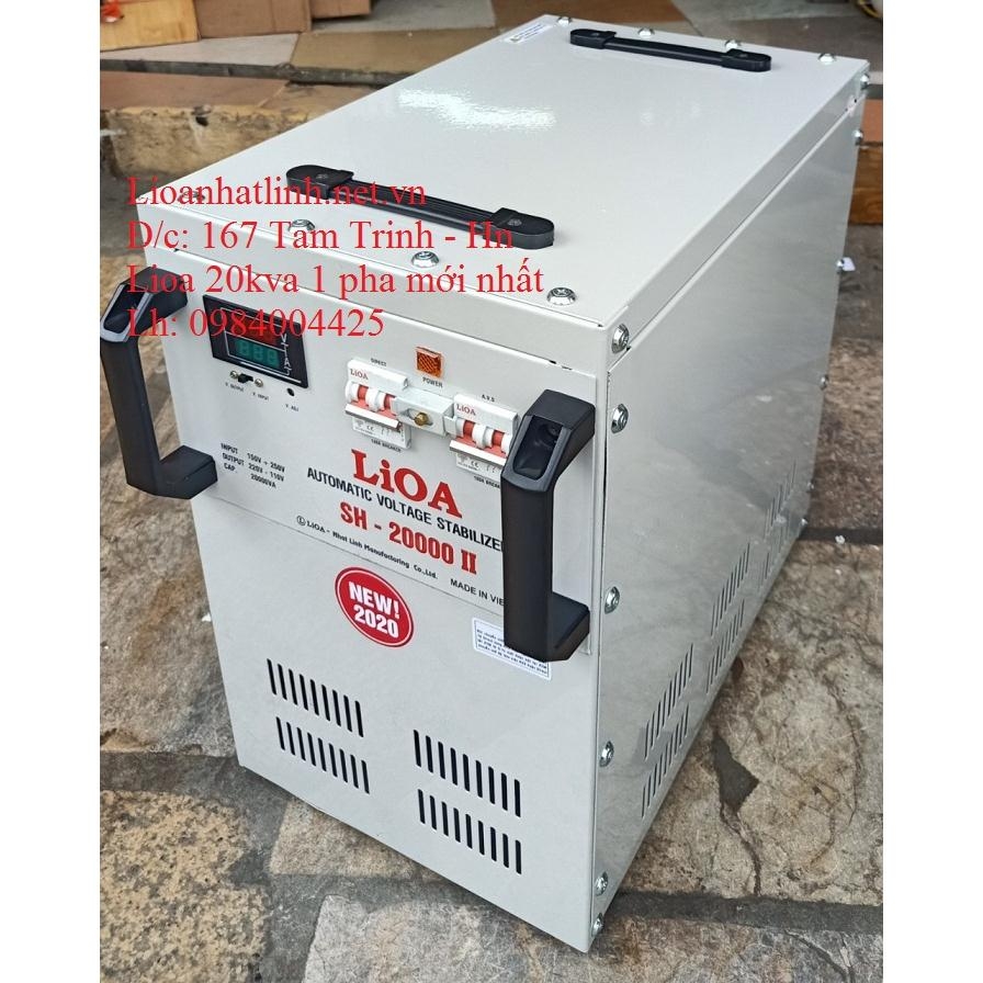 ỔN ÁP LIOA 20KVA - 20KW SH - 20000 II ĐỜI MỚI 2024-2025, DÂY ĐỒNG 100%