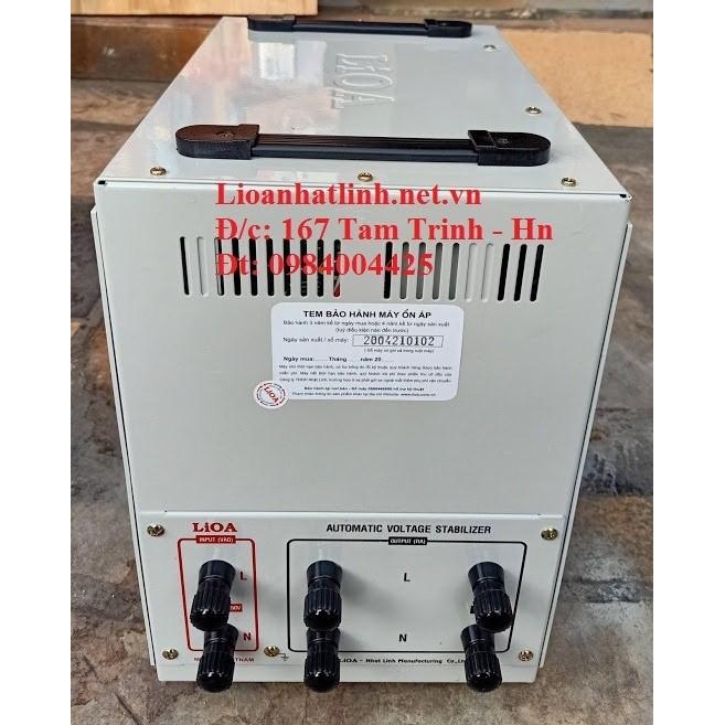 ỔN ÁP LIOA 5KVA - 5KW DRII - 5000 II ĐỜI MỚI 2024 - 2025 DÂY ĐỒNG 100%