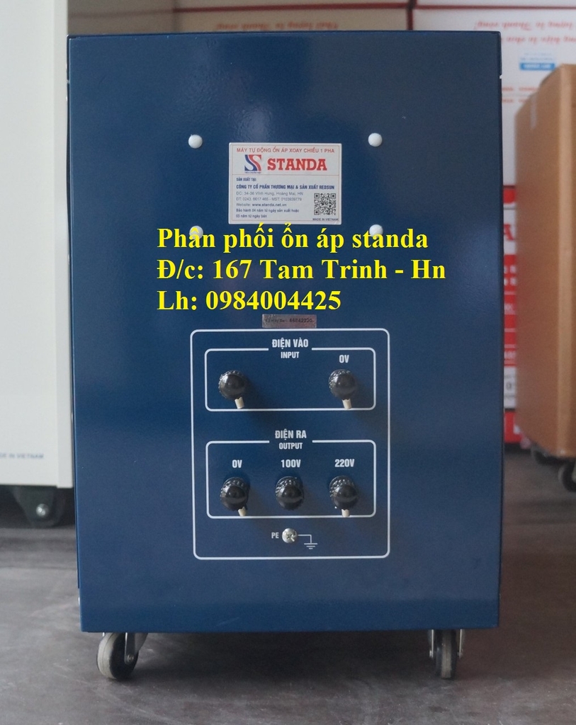 GIÁ LIOA STANDA 10KVA, MÁY ỔN ÁP STANDA 10KVA GIÁ BAO NHIÊU