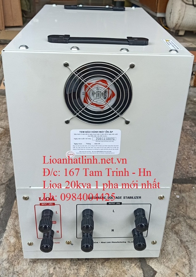 ỔN ÁP LIOA 20KVA - 20KG SH-20000II, SH - 20000 ĐỜI MỚI NHẤT HIỆN NAY