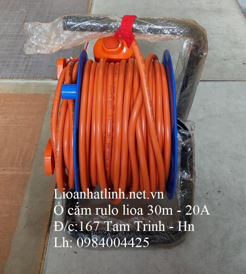 Ổ CẮM ĐIỆN RULO LIOA 30M CÔNG SUẤT 4000W - 5000W MODEL HYBRID-30M-20A
