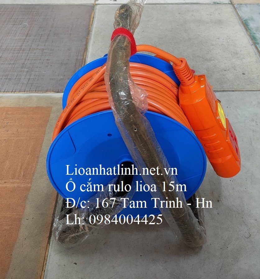 Ổ CẮM ĐIỆN RULO LIOA 15M CÔNG SUẤT 4000W - 5000W MODEL HYBRID-15M-20A