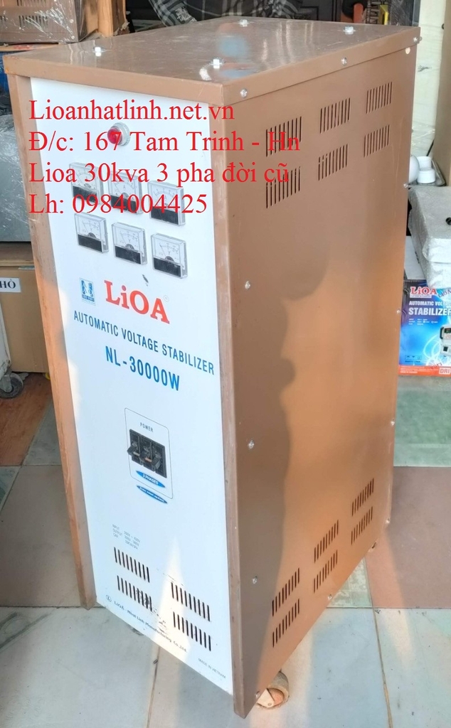 ỔN ÁP LIOA 3 PHA 30KVA - 30KW - 30KV - 30KG - 30000W CŨ BÁN GIÁ RẺ
