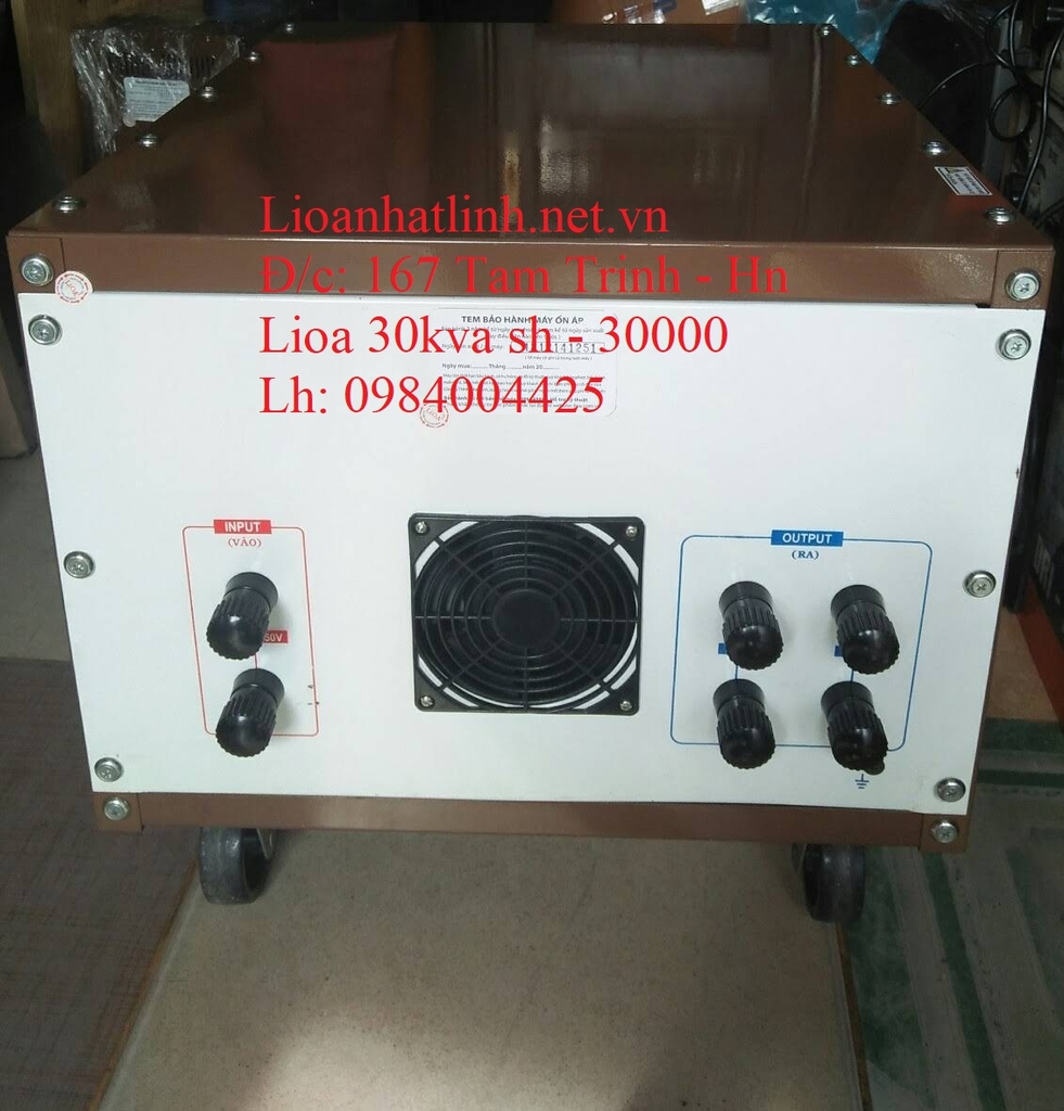 LIOA 30K, ỔN ÁP LIOA 30KVA SH 30000 HÀNG TỒN KHO THẾ HỆ 1, BÁN GIÁ RẺ