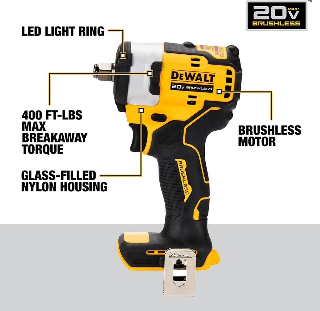 Máy siết bulon dùng pin 20V Dewalt DCF911N