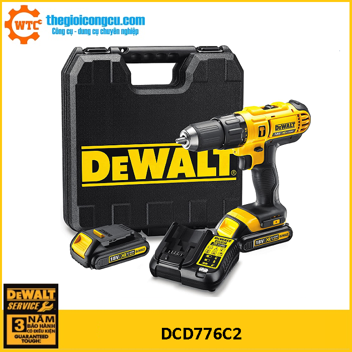 Máy khoan 18V Dewalt DCD776C2