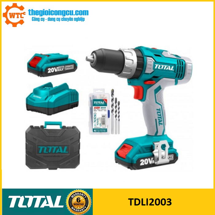 Máy khoan pin 20V Total TDLI2003