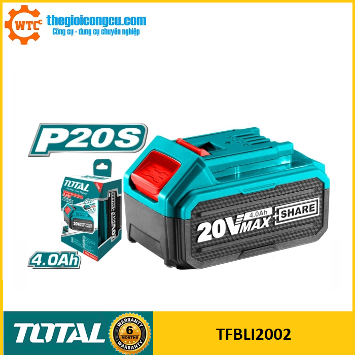 Pin Lithium-Ion 20V/4.0Ah Total TFBLI2002