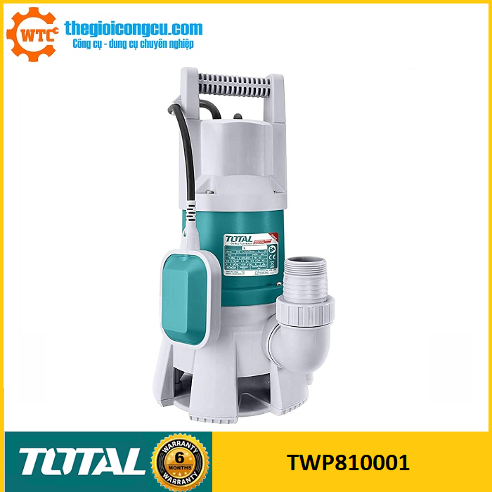 1000W Máy bơm chìm nước thải Total TWP810001