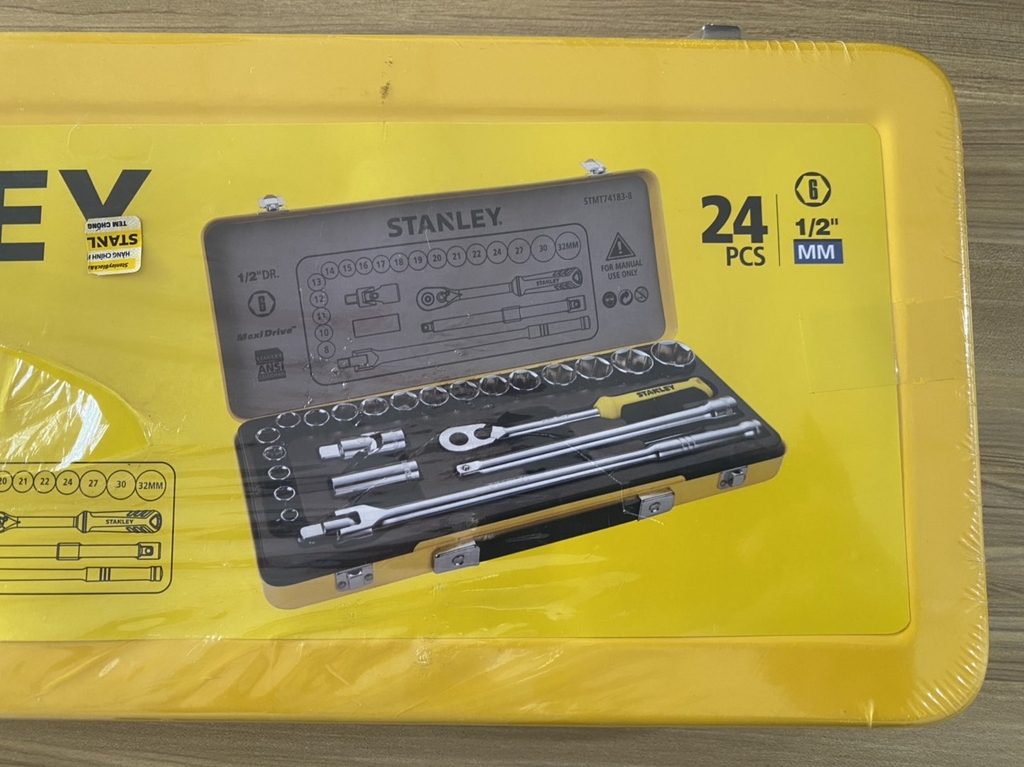 Đầu tuýp 24pc (428x175x52mm) Stanley STMT741838