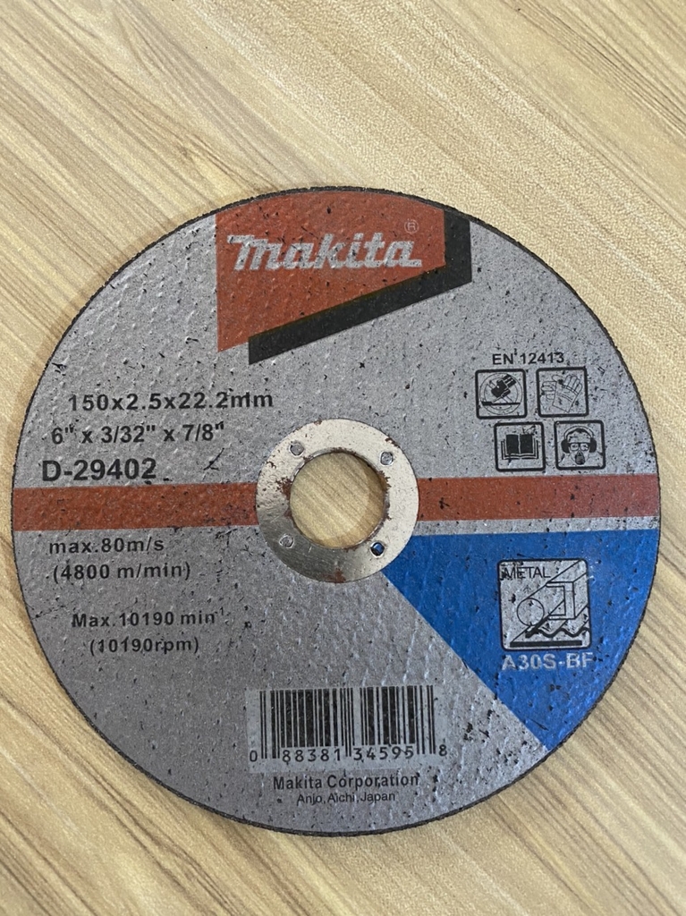 Đĩa cắt kim loại Makita D-29402 150 x 2.5 x 22.2mm
