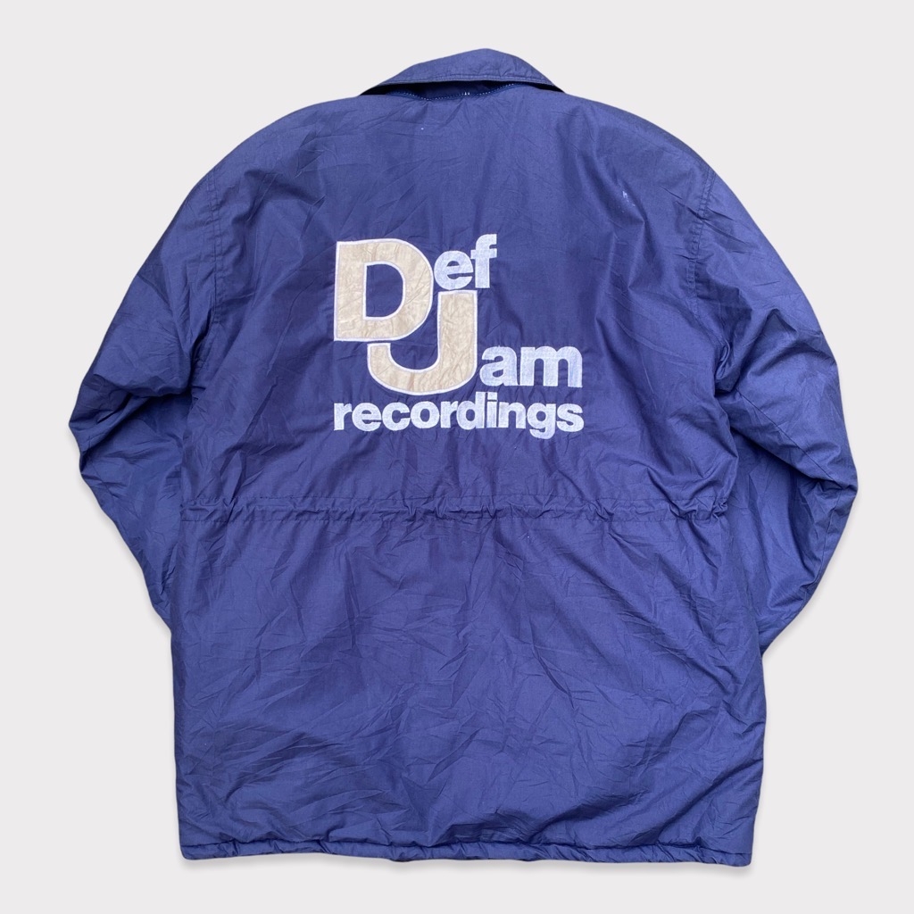 DEF JAM PUFFER JACKET NAVY