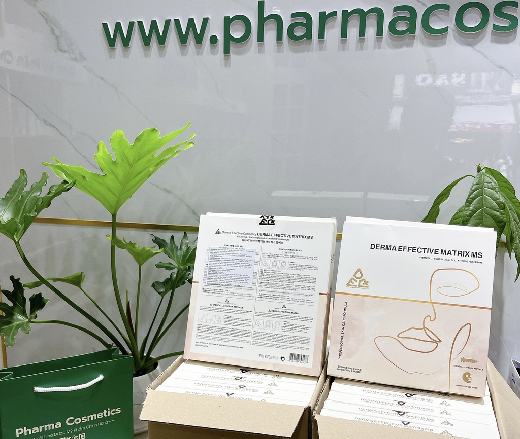 DERMA EFFECTIVE MATRIX MS SET DƯỠNG DA TẾ BÀO GỐC & MẶT NẠ SINH HỌC ...