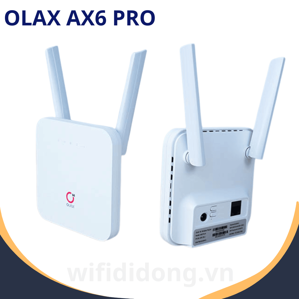 Olax AX6 Pro | Router WiFi 4G, Tốc Độ 300Mbps, Pin Dự Phòng 4000mAh | Bảo Hành 12 Tháng 1 Đổi 1