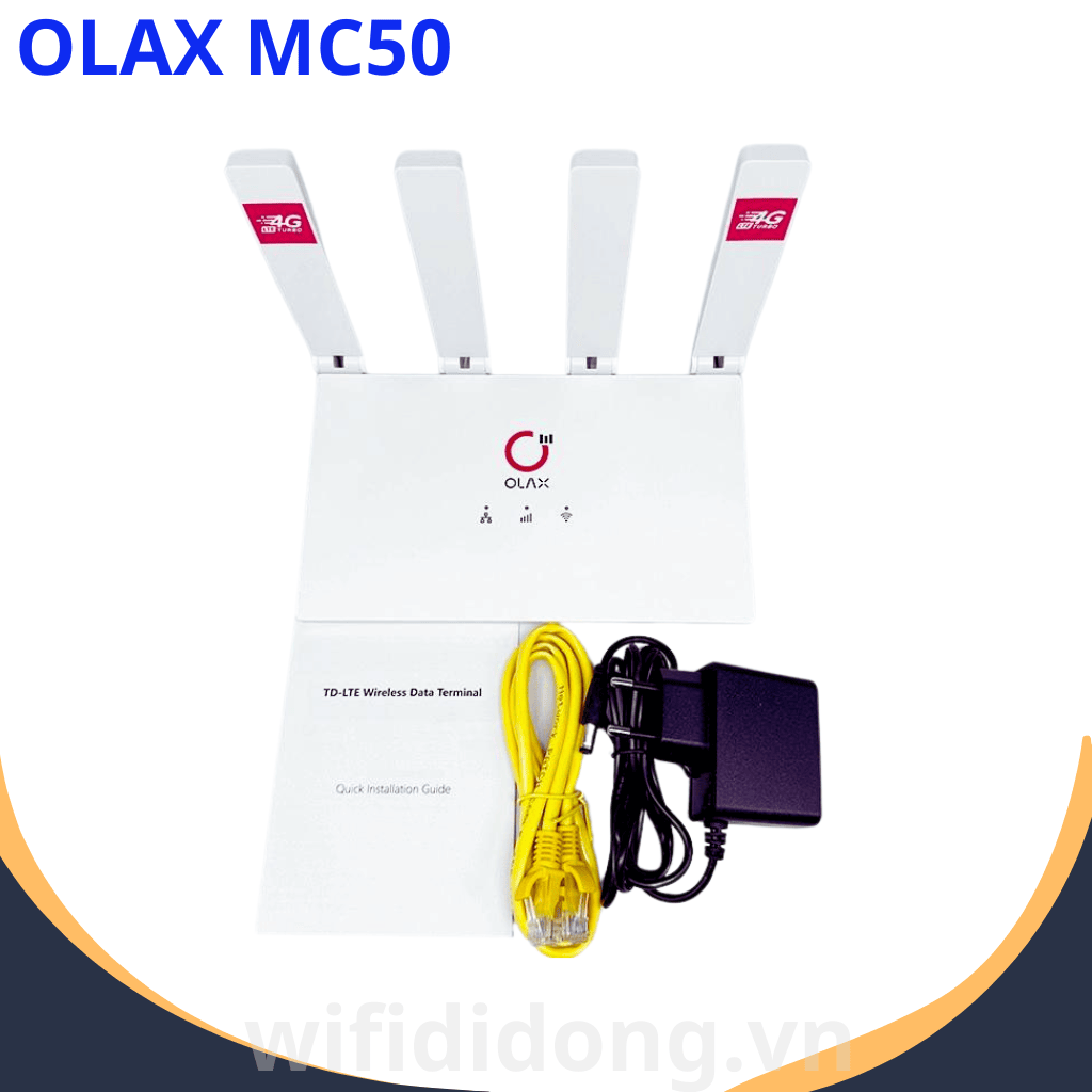Olax MC50 | Router WiFi 4G LTE Turbo, Tốc Độ 150Mbps, Kết Nối 10 Thiết Bị | Bảo Hành 12 Tháng 1 ...