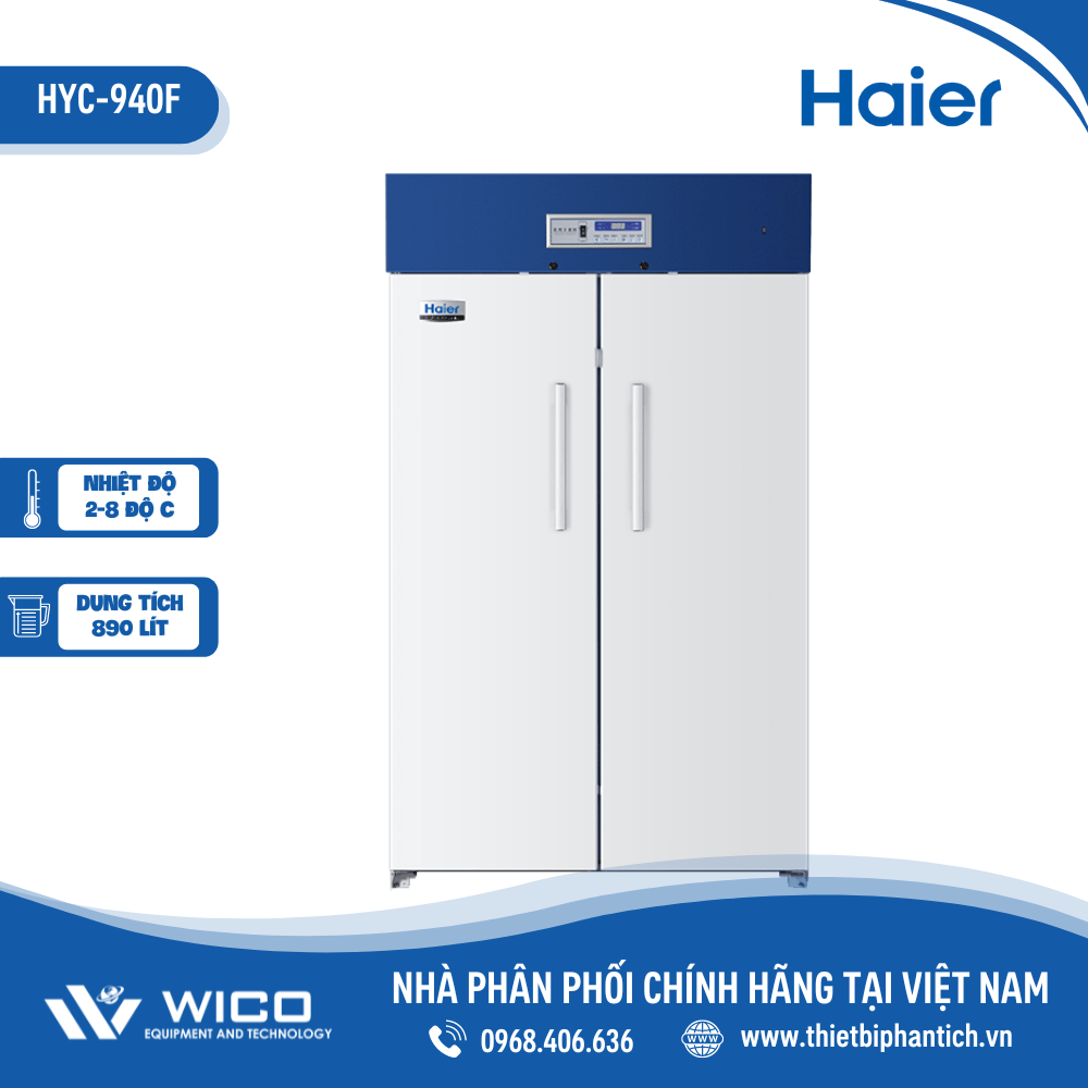Tủ Bảo Quản Vacxin - Dược Phẩm 890 lít Haier HYC-940(F) | Thiết Bị Phân ...