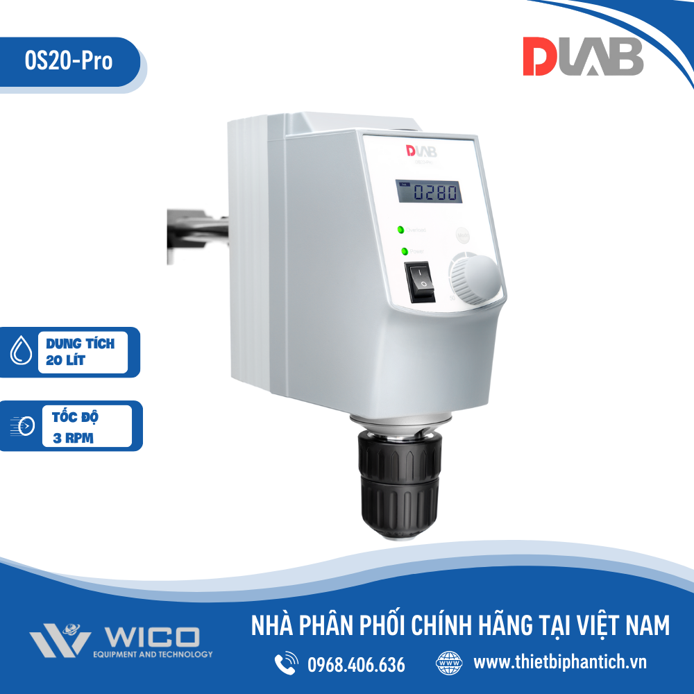 Máy Khuấy Đũa Dlab OS20-Pro / OS40-Pro / OS70-Pro | Màn LCD | Thiết Bị Phân Tích™