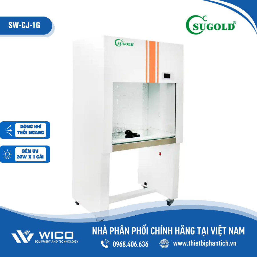 Tủ Cấy Trung Quốc Sugold SW-CJ-1G / SW-CJ-2G | Thổi Ngang | Thiết Bị Phân Tích™