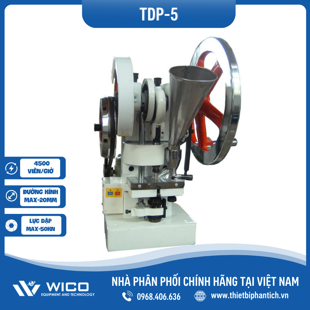 Máy Dập Viên 1 Chày Trung Quốc Tianhe TDP-1.5 | TDP-5 | TDP-6 | Thiết ...