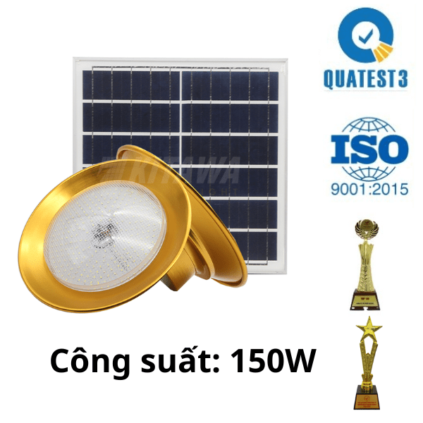 Đèn treo đĩa bay năng lượng mặt trời 150W Kitawa DT1150