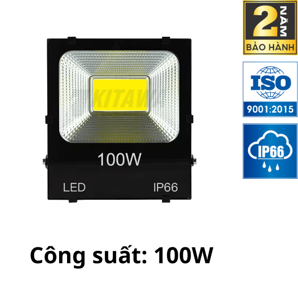Đèn Pha LED Điện 100W KITAWA Chip LED COB 5054 - AC.DP02.100