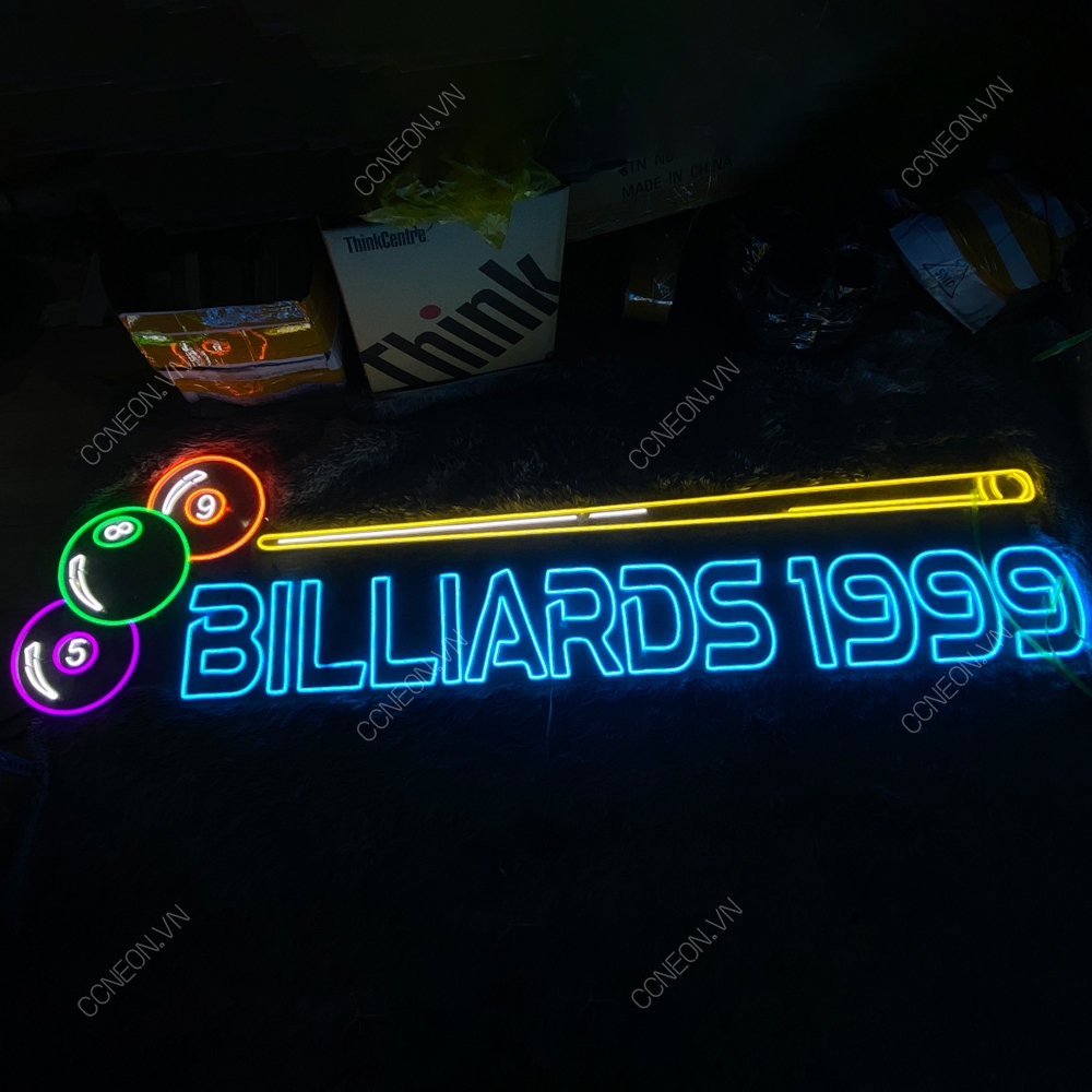 Đèn Led Neon Trang Trí Quán Bida - Billiard neon