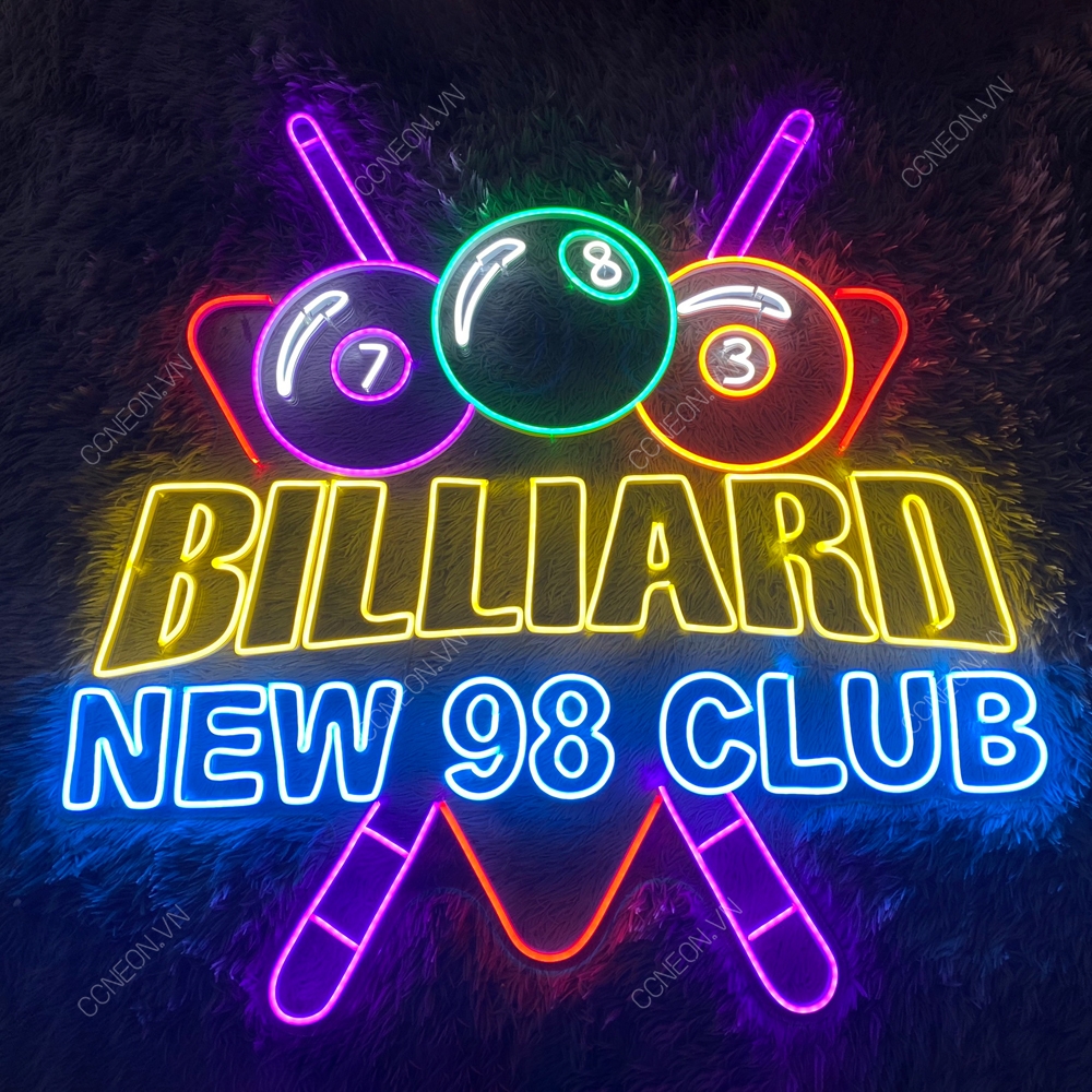 Đèn Led Neon Trang Trí Quán Bida - Billiard neon