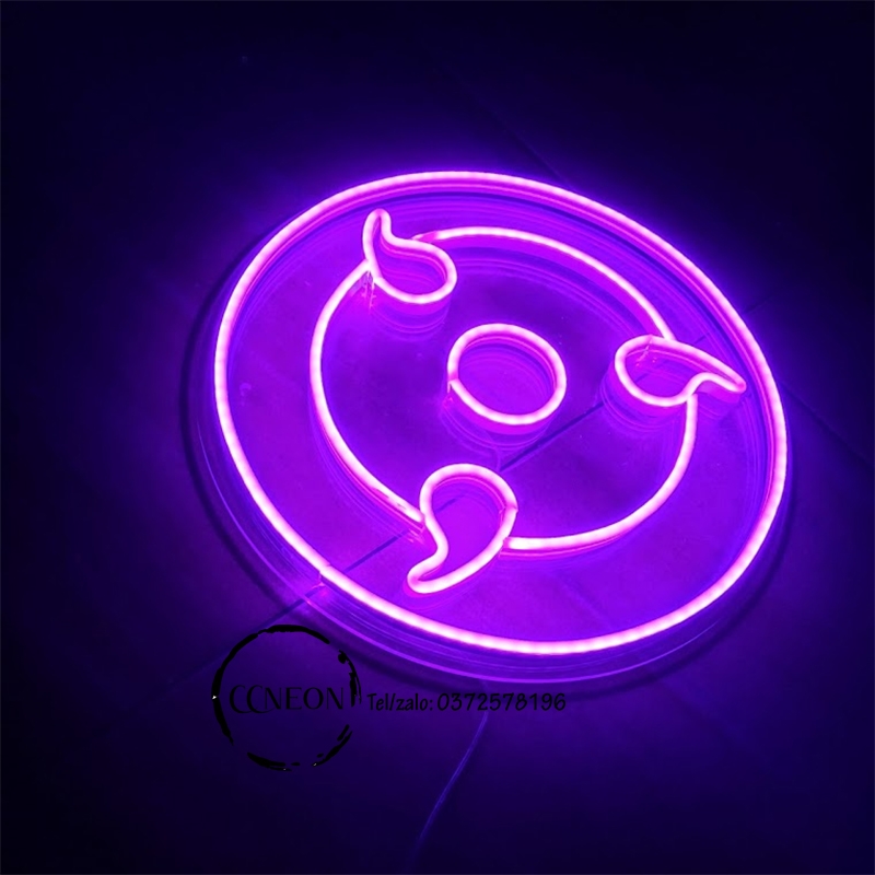 Đèn Trang Trí Led Neon Sign Sharingan Naruto CCneon