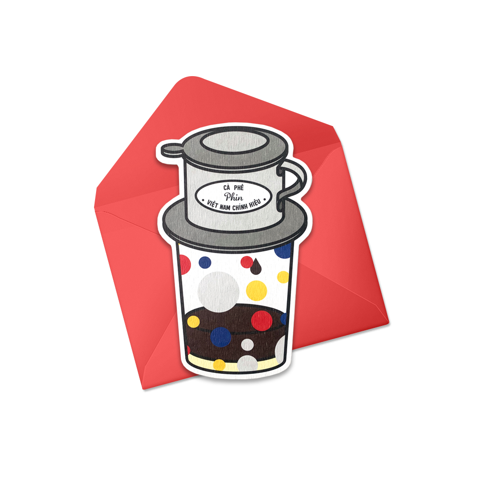 Bưu thiếp "Cà Phê Phin"