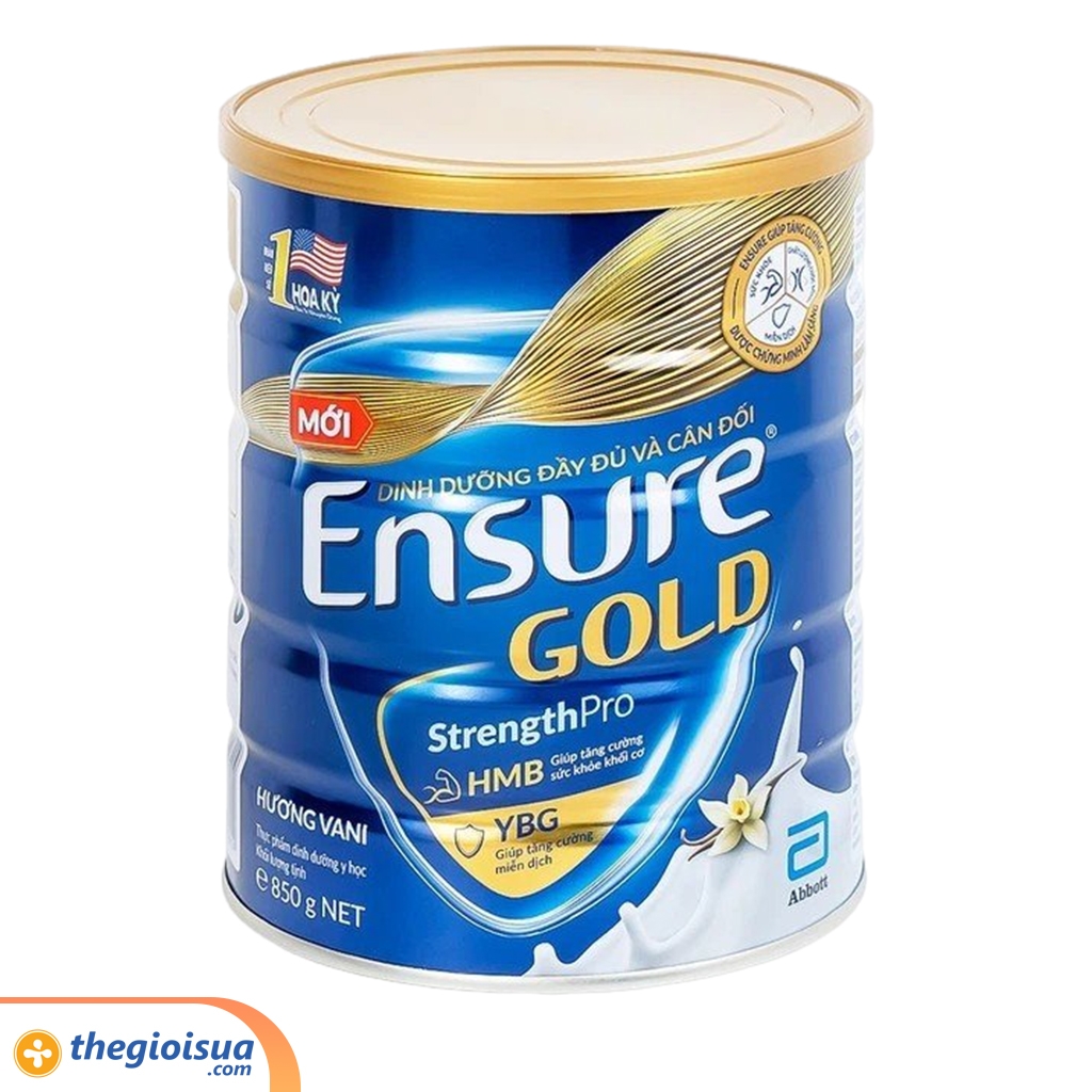 Abbott Ensure Gold 850g (Beta Glucan) mẫu mới Abbott Ensure Gold 850g (Beta Glucan) mẫu mới