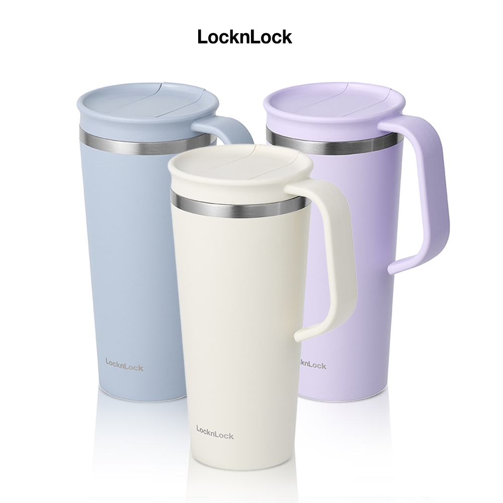 Ly giữ nhiệt LocknLock 600ml LHC4330 Daily Handle Tumbler, Hàng chính ...