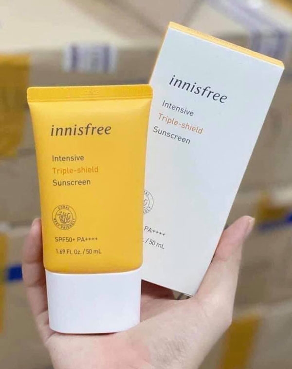 Kem Chống Nắng Innisfree Triple Shield SPF50+/PA++++ 50ml | Khongcoson.com
