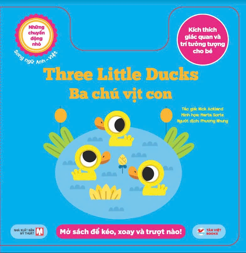 Những chuyển động nhỏ kích thích giác quan (Song ngữ Anh - Việt ): Three Little Ducks - Ba chú ...