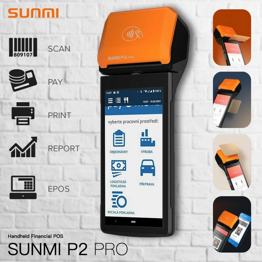 Máy Quẹt Thẻ ATM Cầm Tay P2 Pro - VNPAY