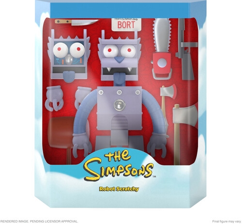 Super7 - The Simpsons ULTIMATES! Wave 1 - Robot Scratchy (Large Item ...