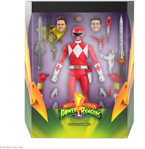 Super7 - Mighty Morphin Power Rangers ULTIMATES! Wave 2 - Red Ranger ...