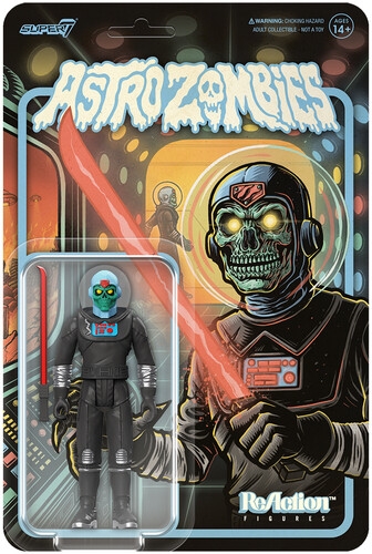 Super7 - Astro Zombies ReAction Figure Wave 2 - Astro Zombie (Black ...