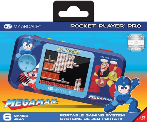 My Arcade DGUNL-4191 Mega Man Pocket Player Pro Handheld Portable ...