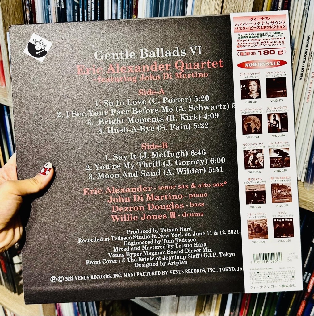 vinyl The Eric Alexander Quartet - Gentle Ballads VI vinyl The Eric Alexander Quartet - Gentle Ballads VI