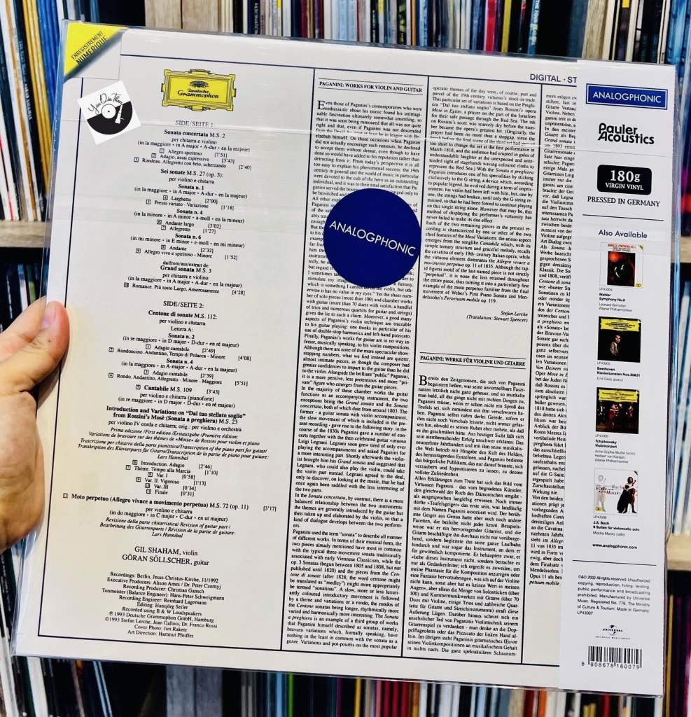 vinyl Gil Shaham - Paganini For Two