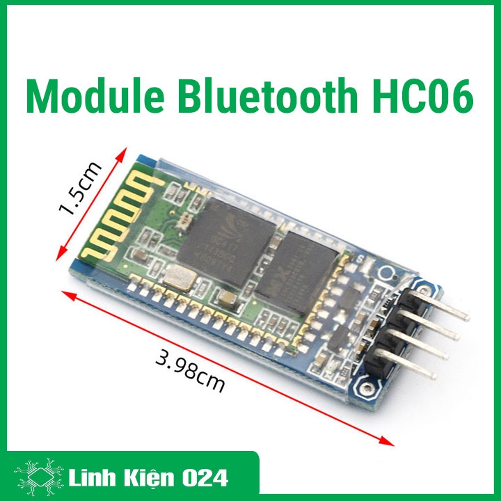 Module Bluetooth HC06 Slave-Có Socket (K3E3-2)
