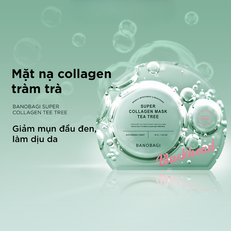 Mặt Nạ Banobagi Super Collagen Mask Tea Tree | CÔNG TY TNHH THƯƠNG MẠI ...